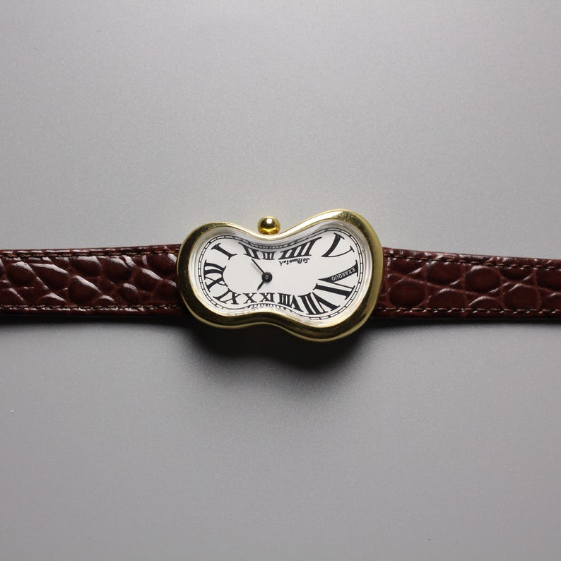 1990s Salvador Dali Style Cartier Crash Melting Watch - Etsy