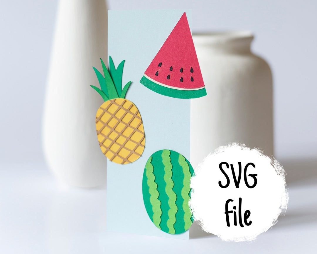 Summer Fruit SVG Bundle, Pineapple, Watermelon, Kiwi, 15 Fruit - Etsy