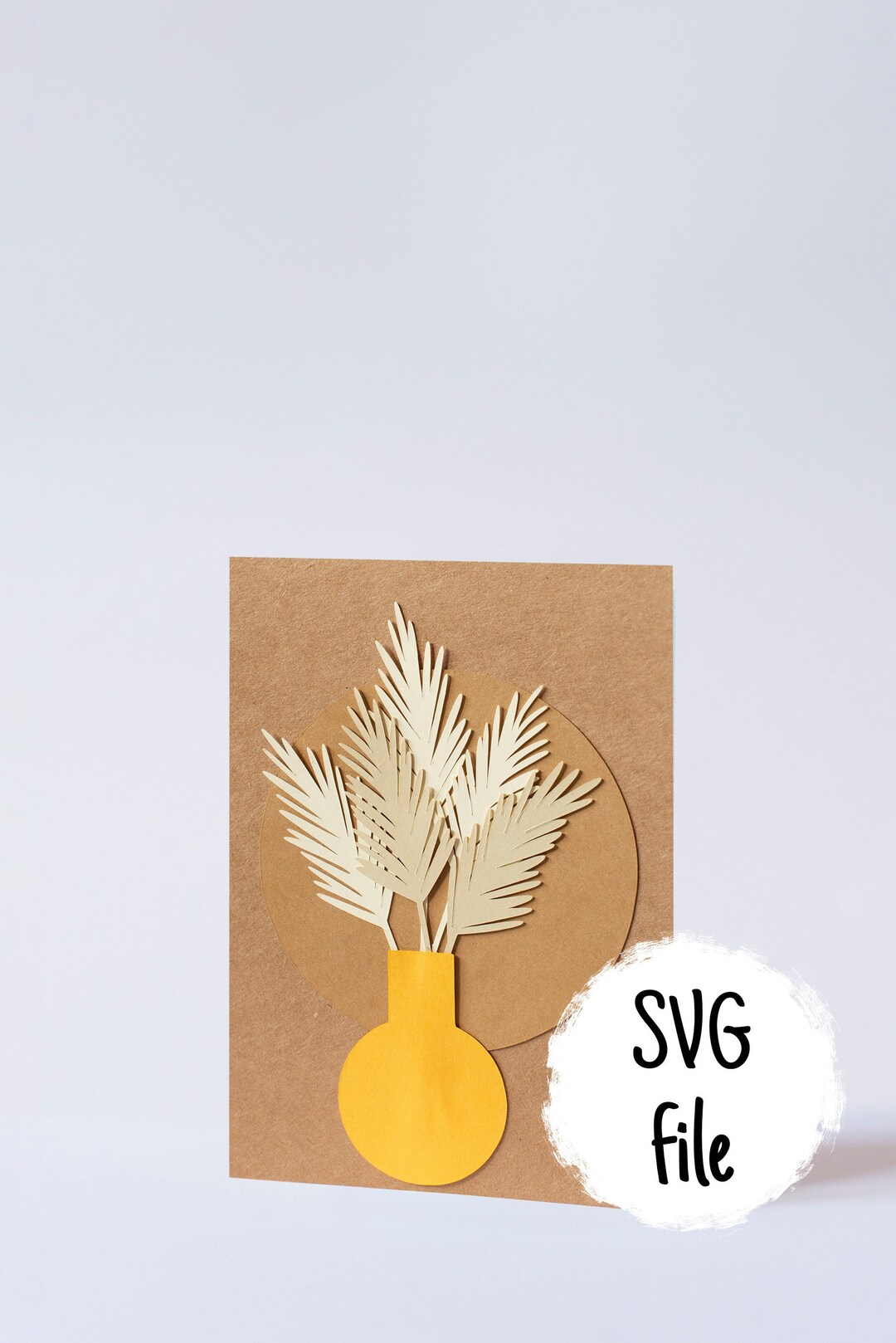 Pampas Grass Arrangement SVG for Cricut PNG/EPS Digital Art - Etsy