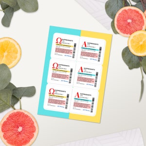 Omegaverse Prescription | A/B/O, ABO, Heat, Rut Suppression Gag Sticker ...