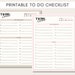 Digital & Printable to Do Checklist | Goodnotes | Undated to Do List ...