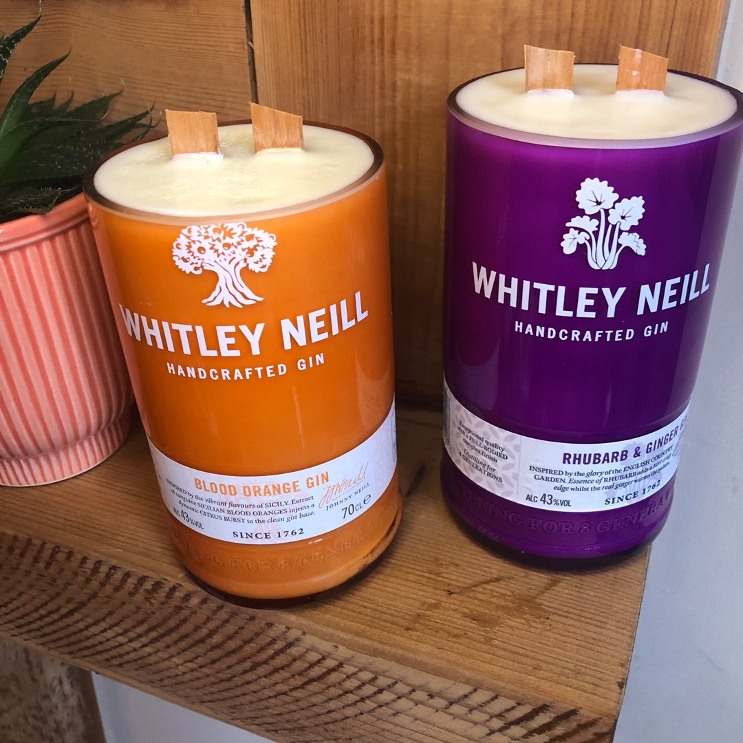 Whitley Neill Gin Upcycled Scented Candle Handmade Uk Glass - Etsy UK