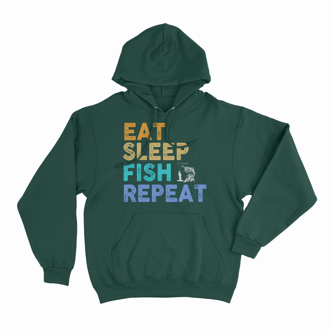Eat Sleep Fish Repeat Fishing Hoodies or T-shirt Customizable - Etsy Canada
