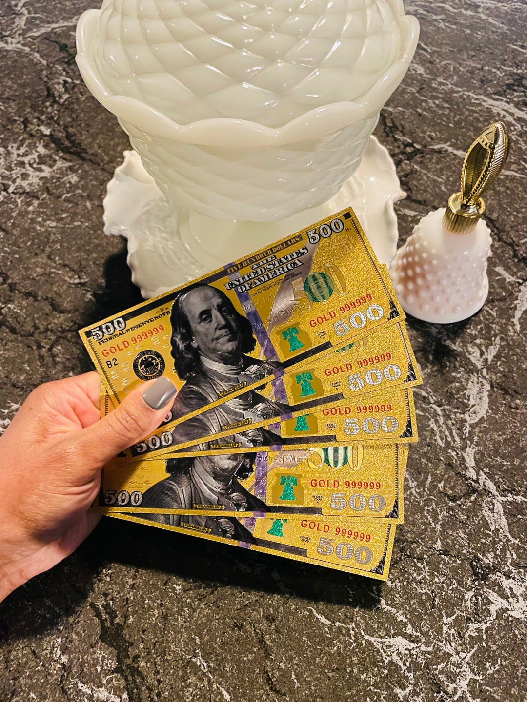 500 Gold Foil Placeholder Slips | Envelope System Placeholders | Bill ...