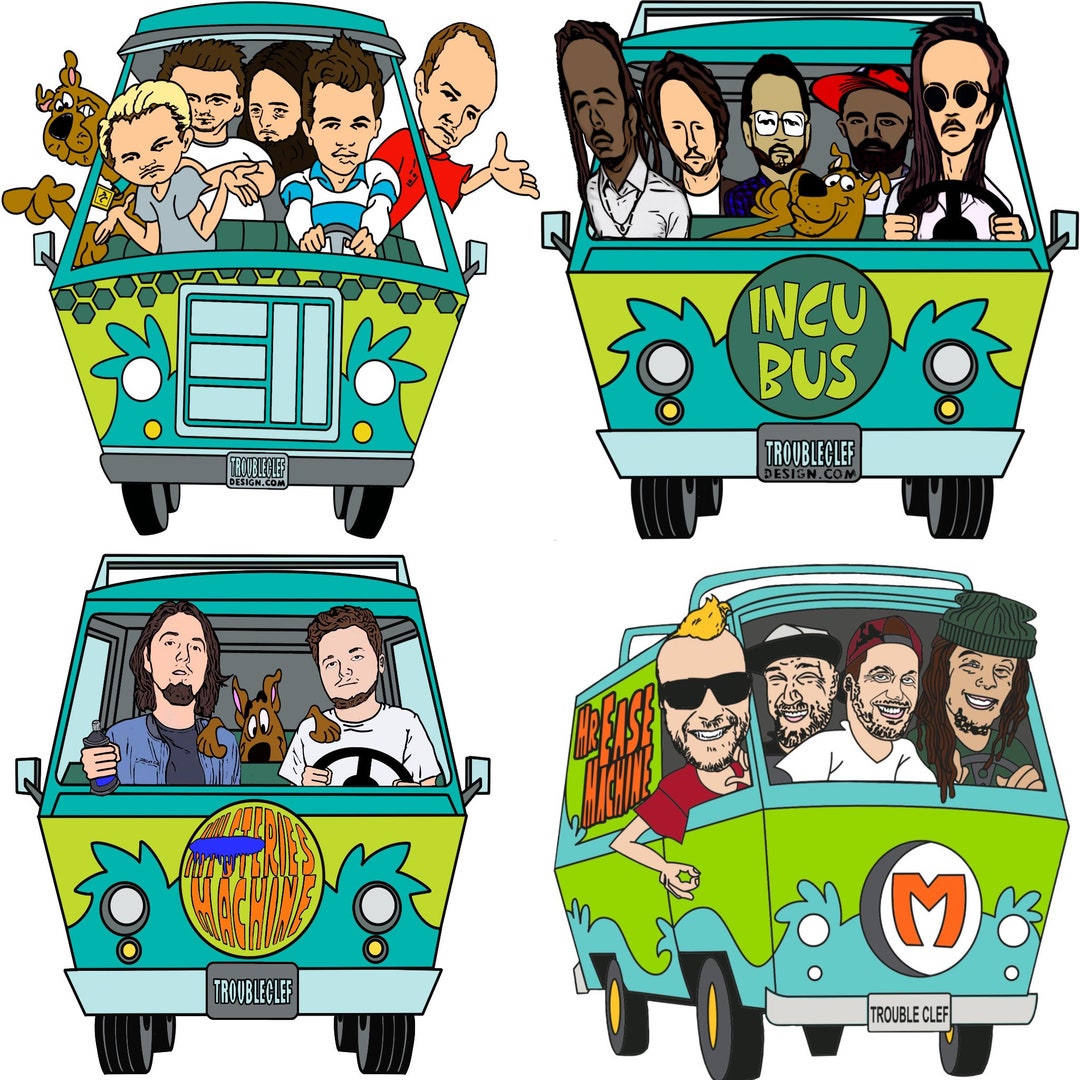 Scoob & the Gang Sticker 4pk - Etsy