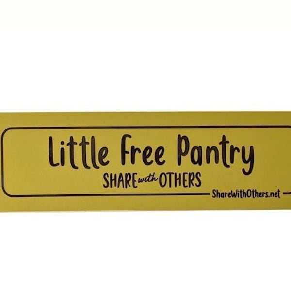 Little Free Pantry Sign - Etsy