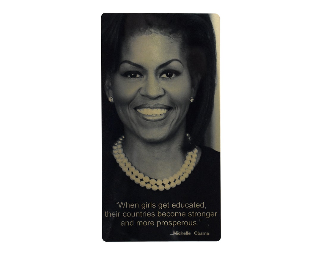 Michelle Obama Iconic Quote Plaque From the Family of the Founder of ...