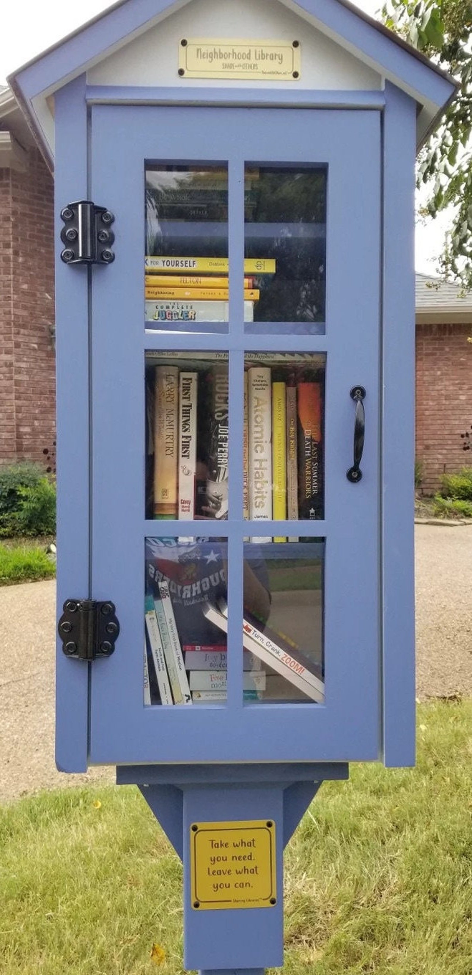 Neighborhood Library Plaque From the Family of the Founder of | Etsy