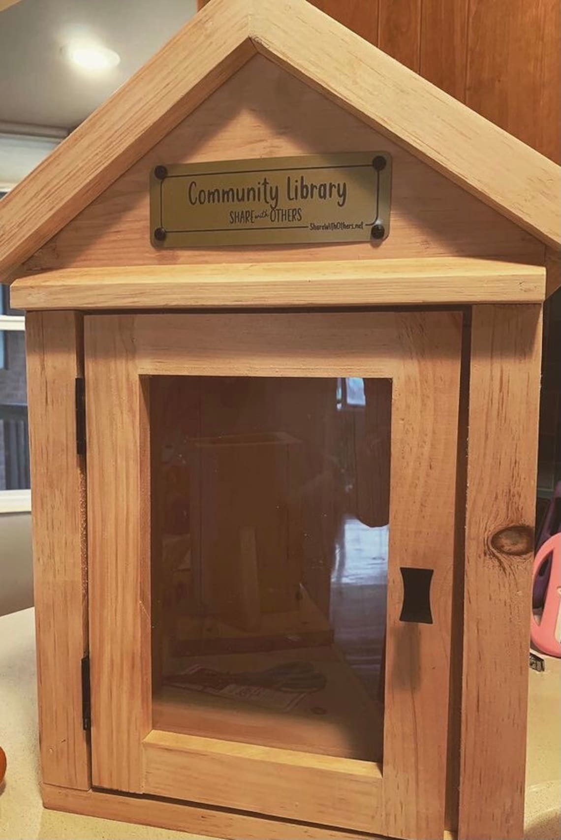 Community Library Plaque From the Family of the Founder of the Little ...