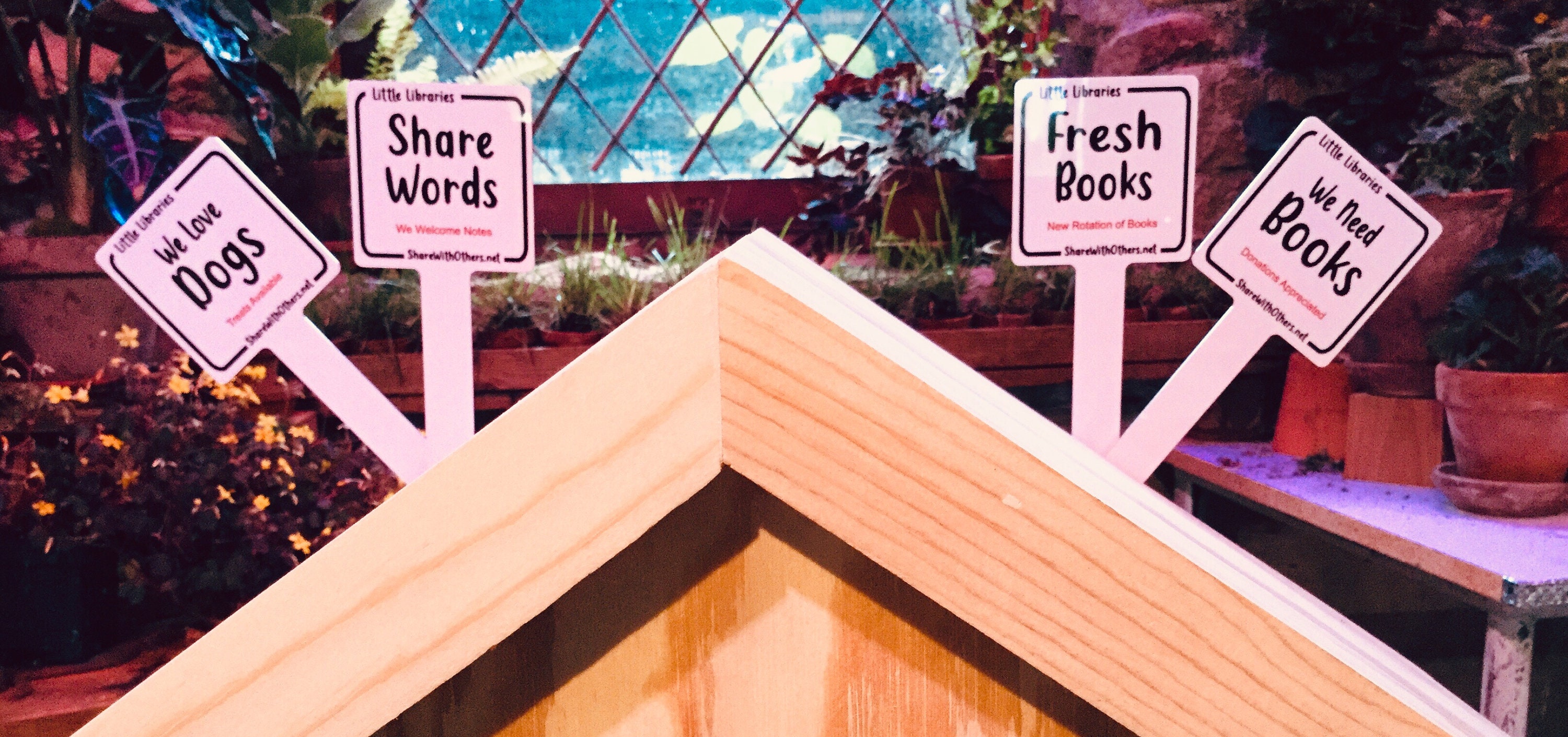 Library Flip Signs from the Family of the Founder of the | Etsy