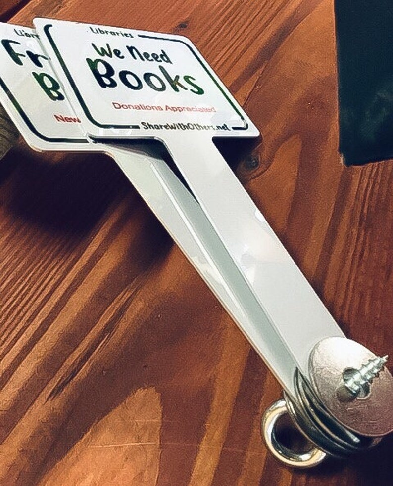 Library Flip Signs From the Family of the Founder of the - Etsy