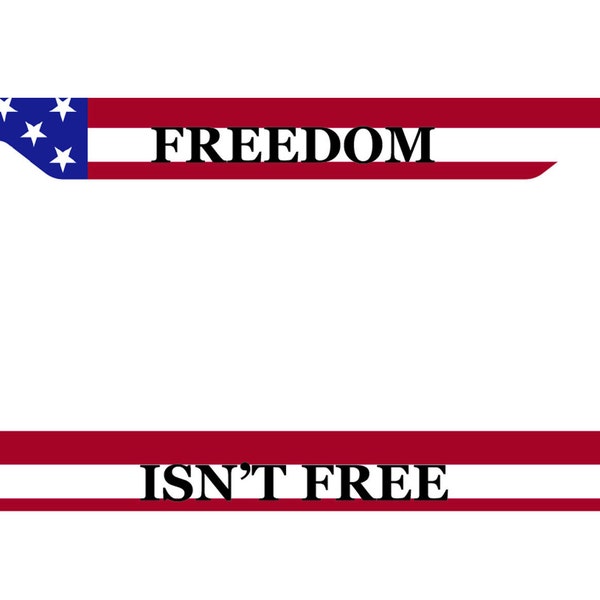 Freedom License Plate - Etsy
