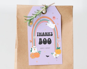 Halloween Retro Tag - Etsy