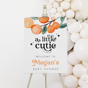 Retro Little Cutie Custom Sign Template, Editable A Little Cutie is on ...