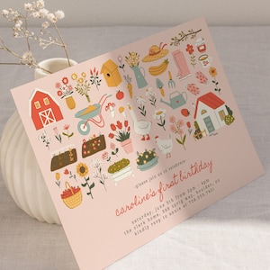 Cottagecore Birthday Welcome Template, Garden Party Birthday Welcome ...