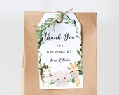 Editable Drive by Shower Favor Tag Drive Through Baby Shower - Etsy