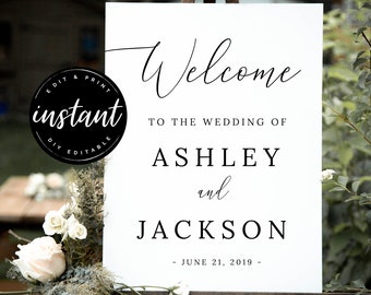 Welcome Basic Sign - Etsy