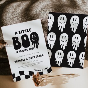 Halloween Baby Shower, A Little Boo Baby Shower Invitation Template ...