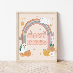 Editable Retro Pink Ghost Welcome Sign, A Little Boo Baby Shower Sign ...