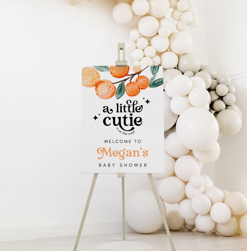 Retro Little Cutie Custom Sign Template, Editable A Little Cutie is on ...