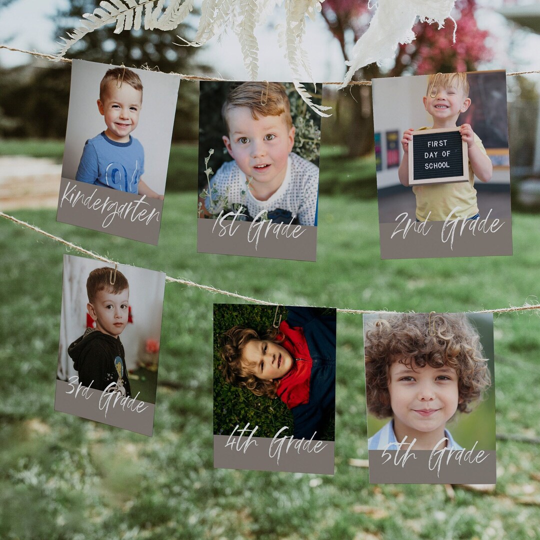 Modern Graduation Photo Banner Template, Graduation Milestone Banner ...