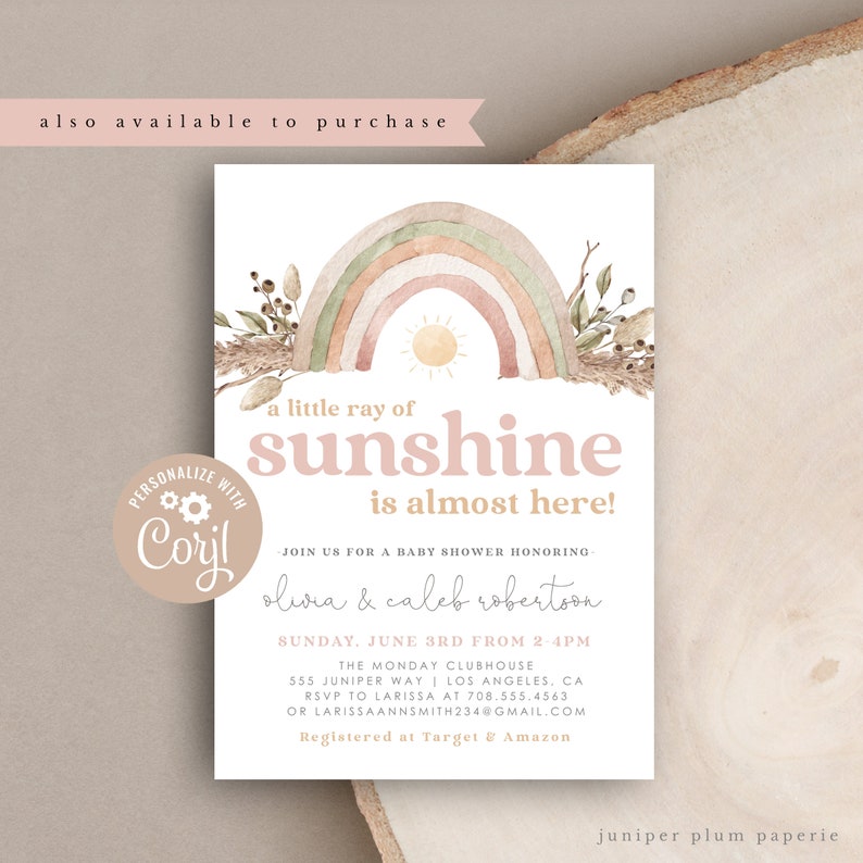 Rainbow Sunshine Welcome Sign Welcome Sign Baby Shower Sign - Etsy