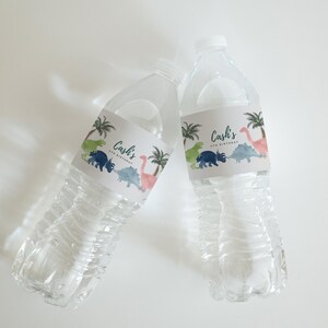 Modern Dinosaur Party Signs, Watercolor Dinosaur Editable Sign Birthday ...