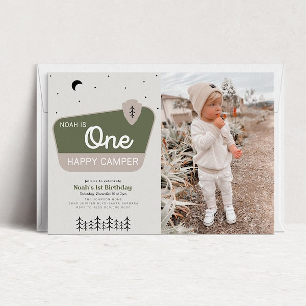 One Happy Camper First Birthday - Etsy