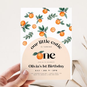 Little Cutie Birthday Photo Banner, Editable Little Cutie Photo ...