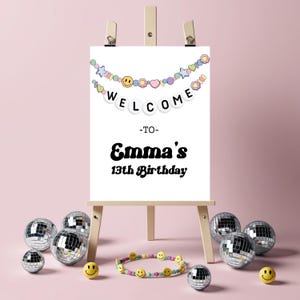 In My Birthday Era Friendship Bracelet Favor Tag, Girl Birthday Party ...