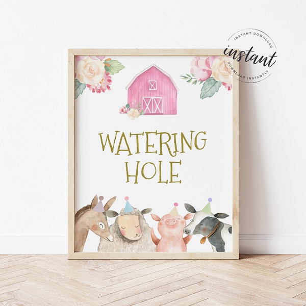 Watering Hole Sign - Etsy