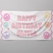 Editable Smile Face 9th Birthday Invitation, Smile Face Birthday, Tween ...