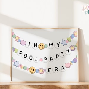 Editable Pool Party Invite, in My Pool Party Era, Eras Party ...