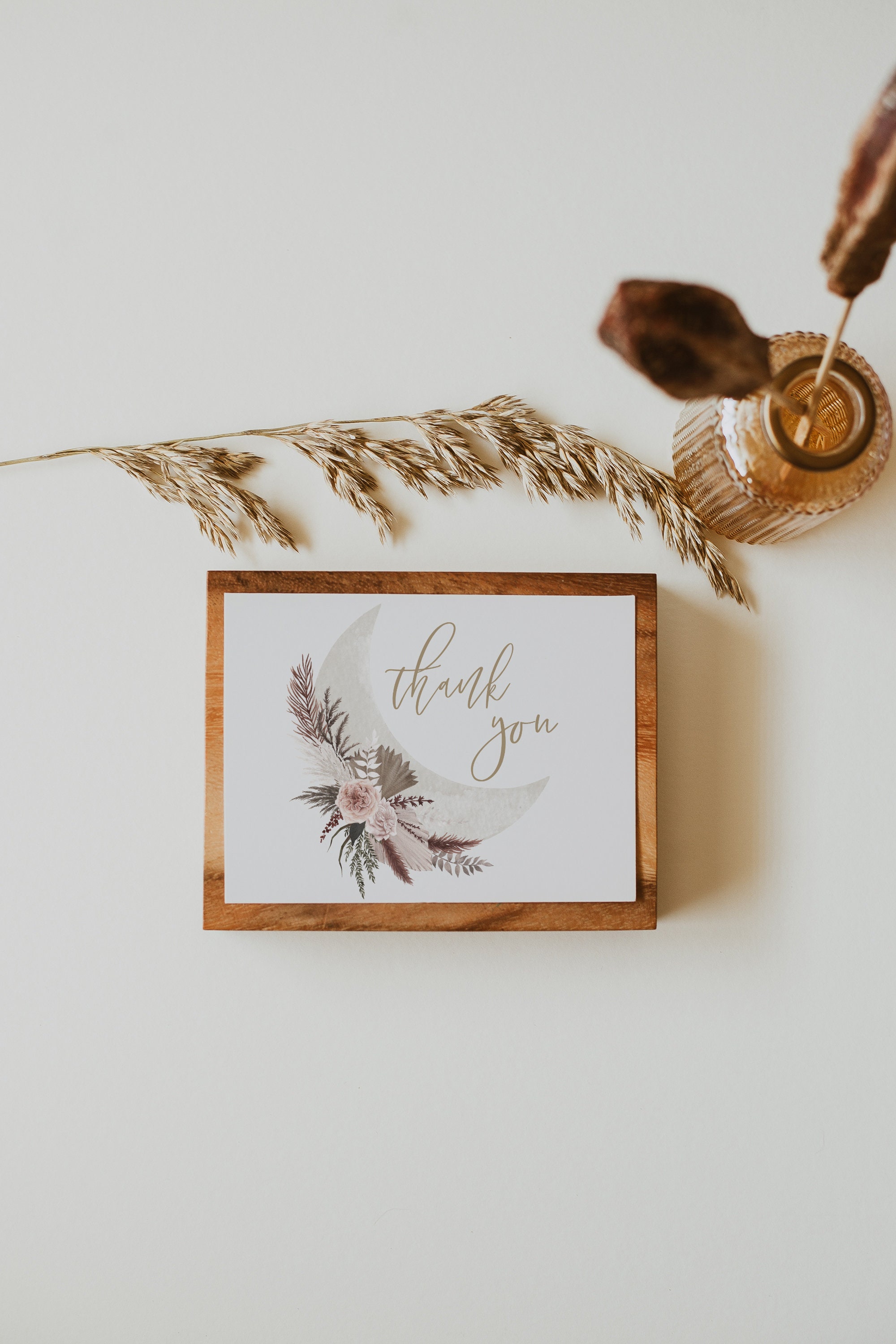 Over the Moon Baby Shower Suite Boho Moon Baby Shower - Etsy