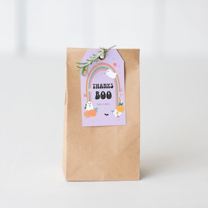 Editable Thanks Boo Thank You Card, A Little Boo Baby Shower, Spooky ...