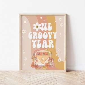 Groovy Tattoo Station Sign, Hippie Party Decor Groovy Birthday Sign ...