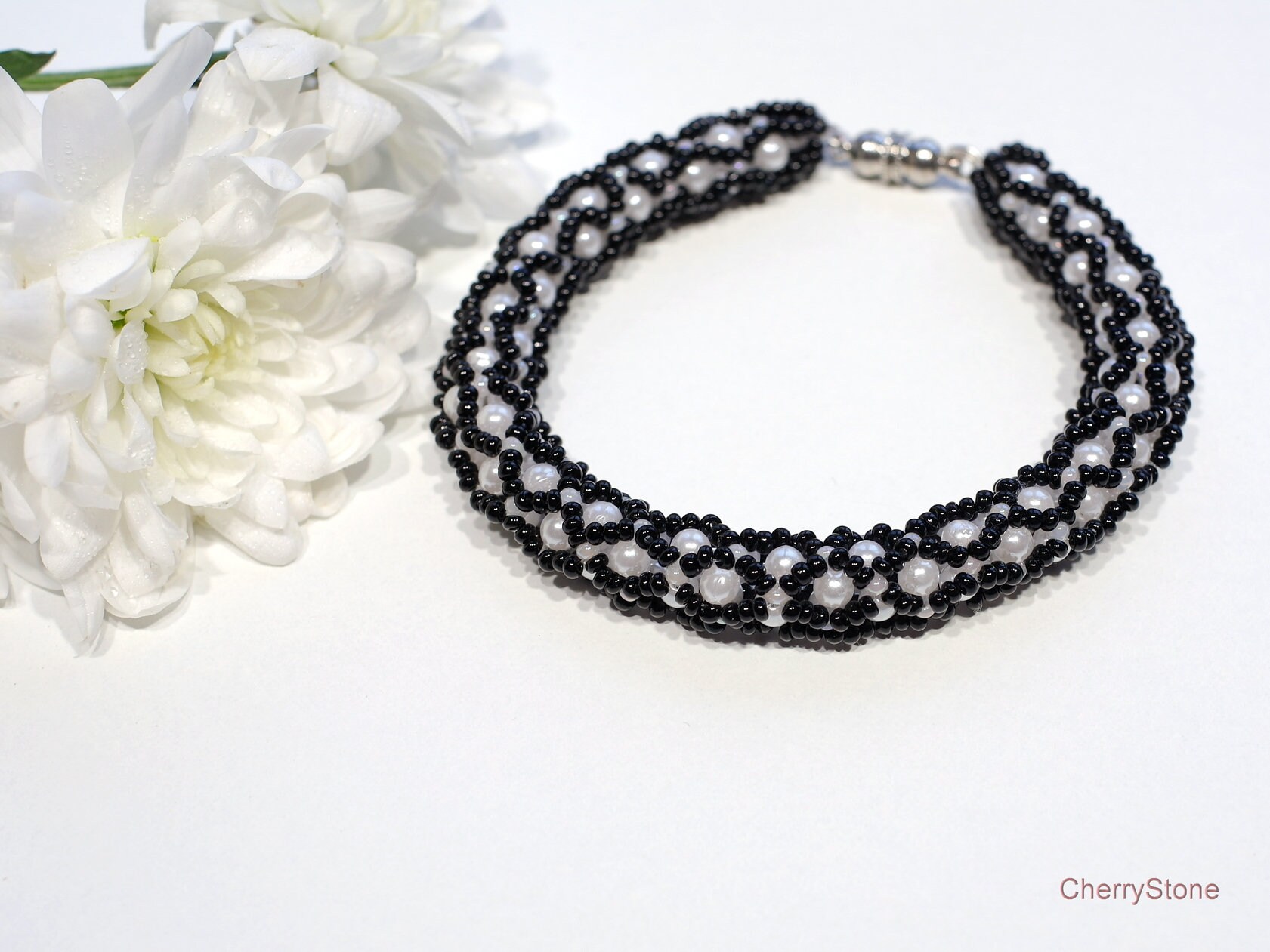 Bead Crochet Bracelet Beadwork Bracelet Seed Bead Crochet - Etsy