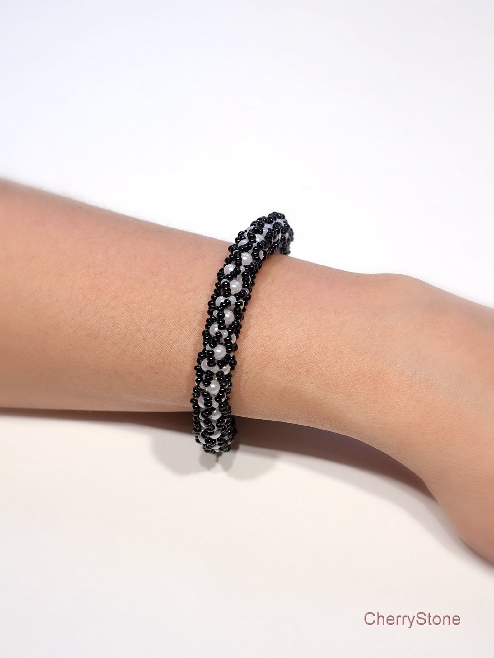 Bead Crochet Bracelet Beadwork Bracelet Seed Bead Crochet - Etsy