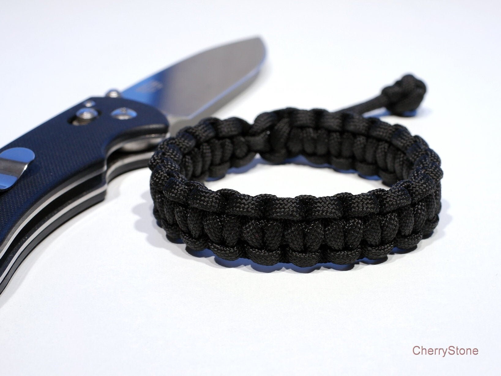 Paracord Bracelet Army Style Adjustable Knot Man Bracelet Survival ...