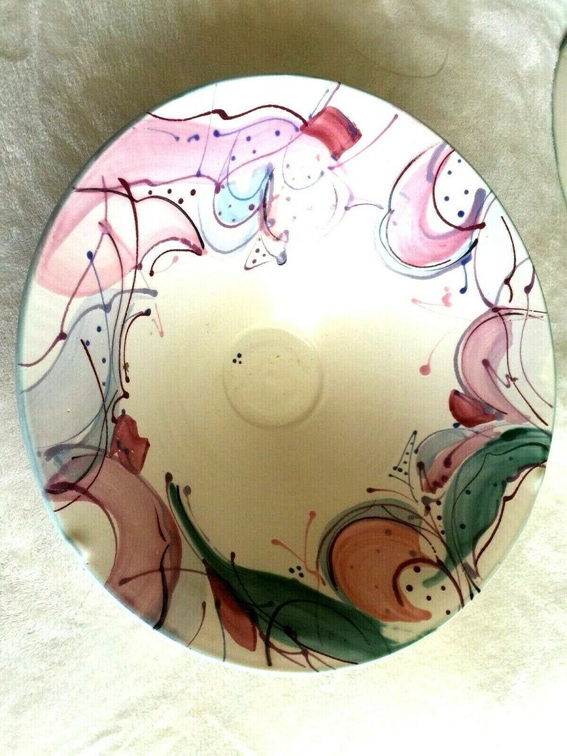 Vintage Clay & Color Studio Hand Painted Ceramic Bowl - Etsy