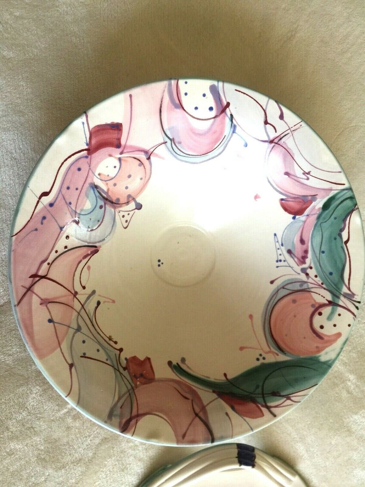 Vintage Clay & Color Studio Hand Painted Ceramic Bowl - Etsy