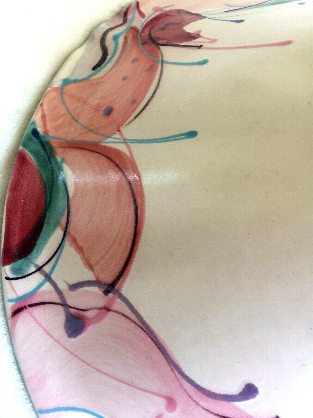 Vintage Clay & Color Studio Hand Painted Ceramic Bowl - Etsy