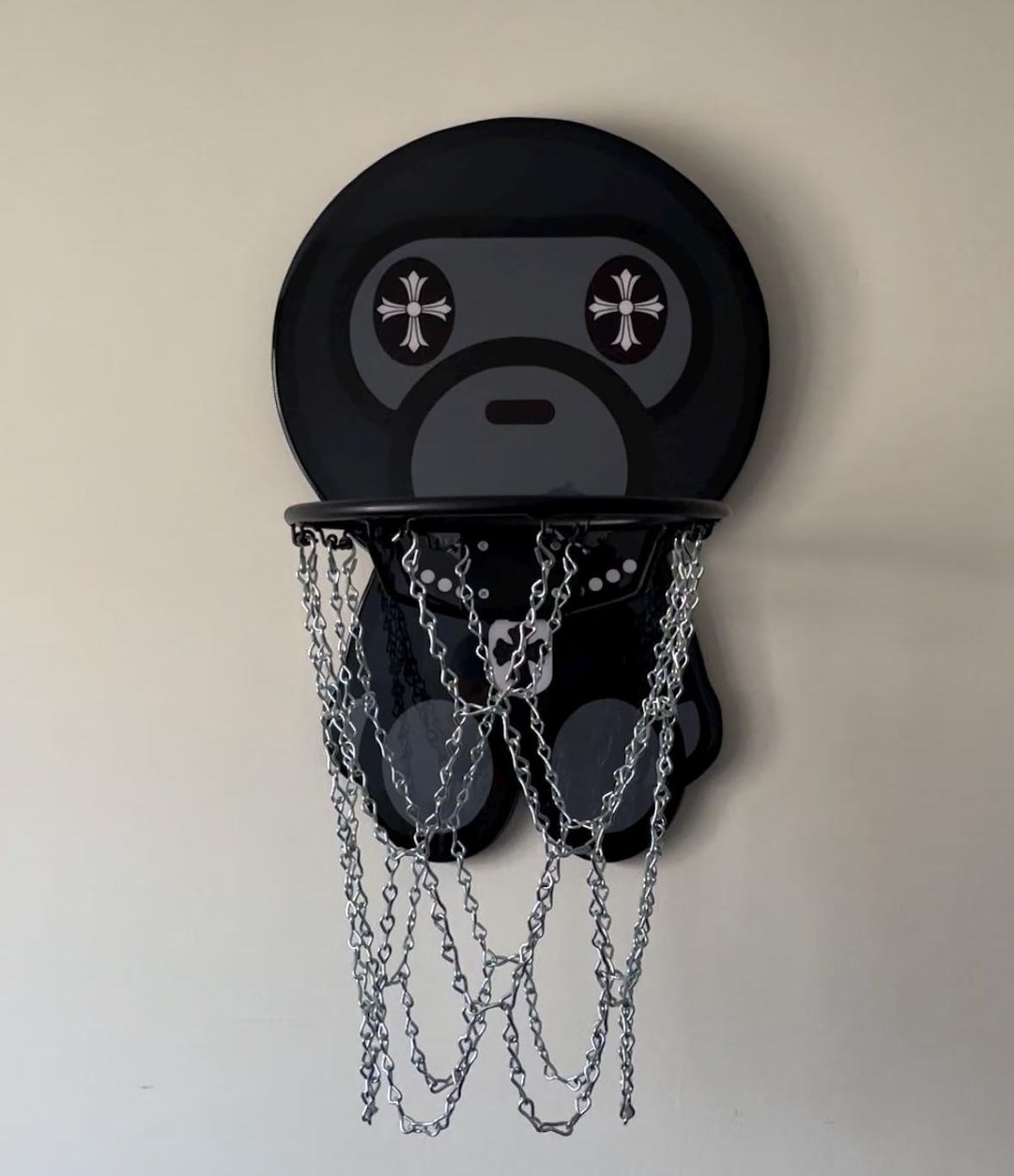 Chrome Hearts, Baby Milo, Bape ,basketball Hoop, Hype Beast Art Decor ...