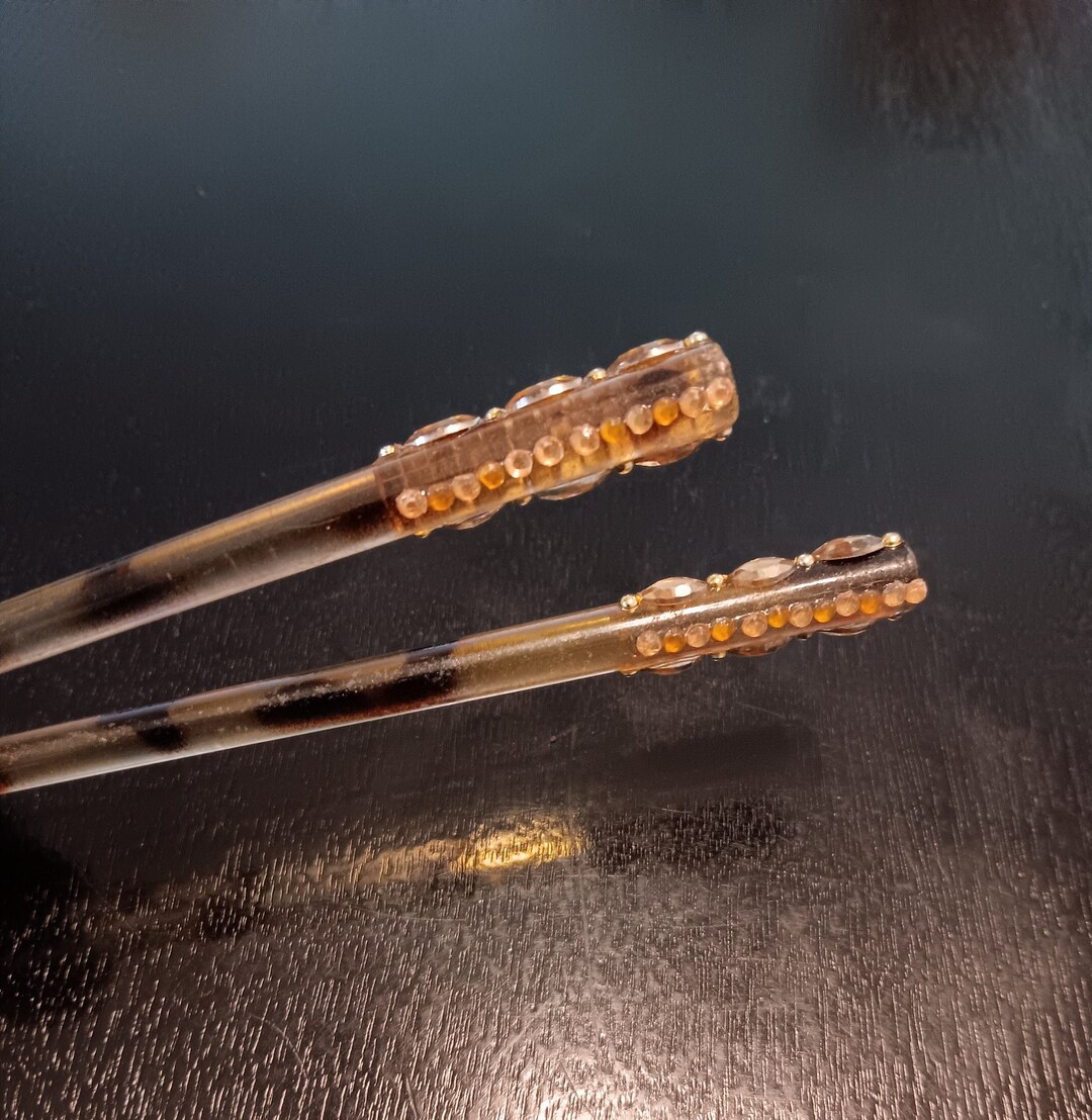 Acrylic Chopsticks With Faux Jewels - Etsy