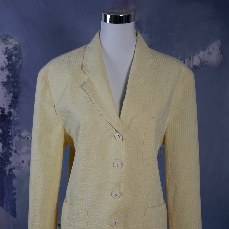 Yellow Seersucker - Etsy