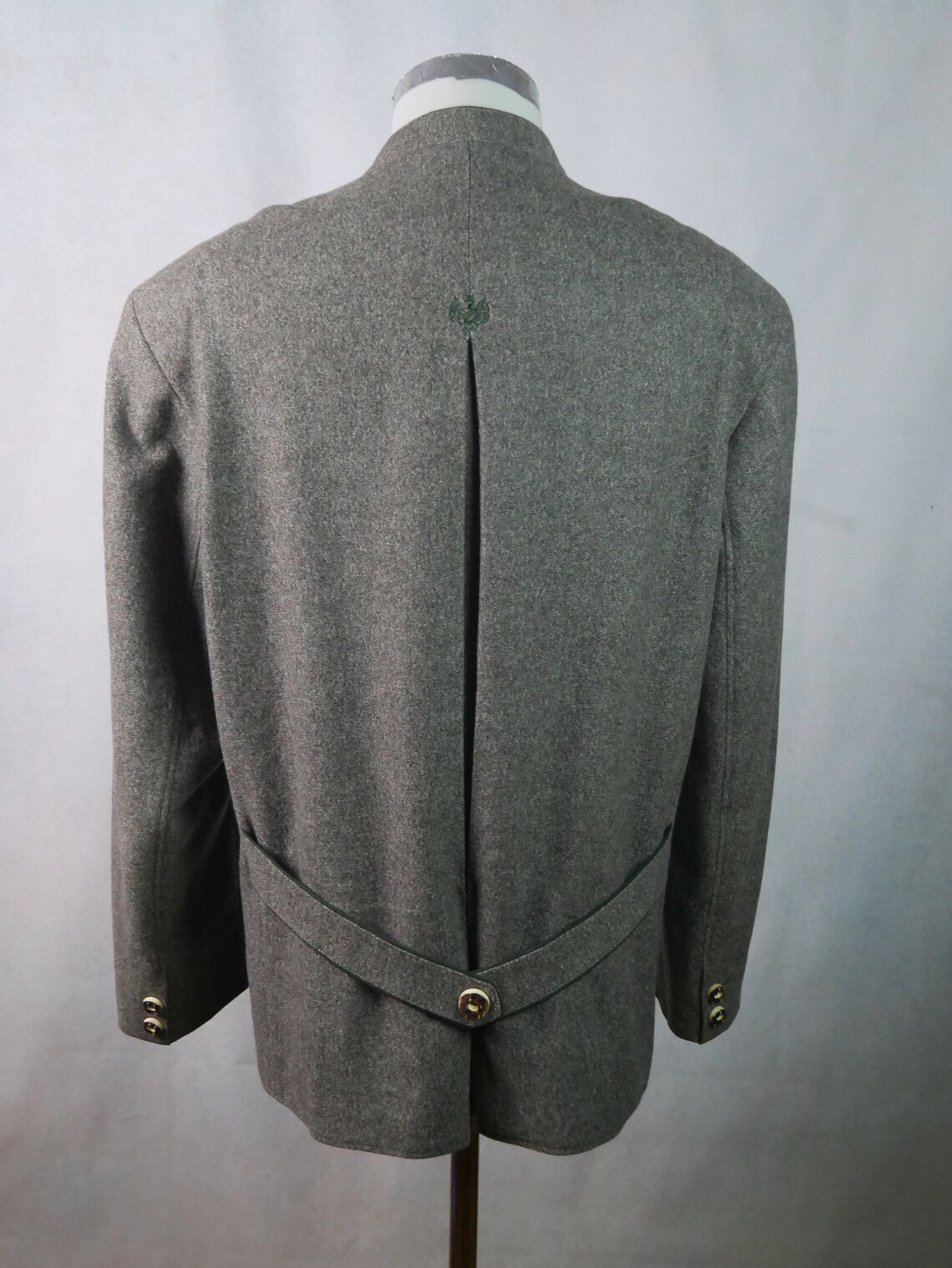 Gray Tweed Double-breasted Blazer, 90s Vintage Austrian Jacket - Etsy