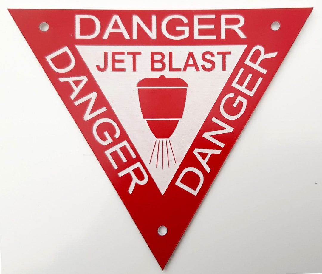 Danger Jet Blast Door Sign - Etsy