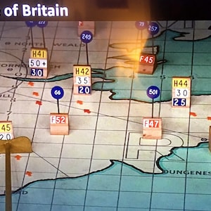 Spitfire Inspired Dowding System WW2 Aircraft Operations Room Plotter ...