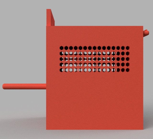 Cozy Bird Condo: 3D Printed Finch Nesting Box, Outside of Cage Mounting ...
