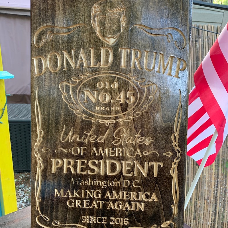 Trump Jack Daniels Labels - Etsy
